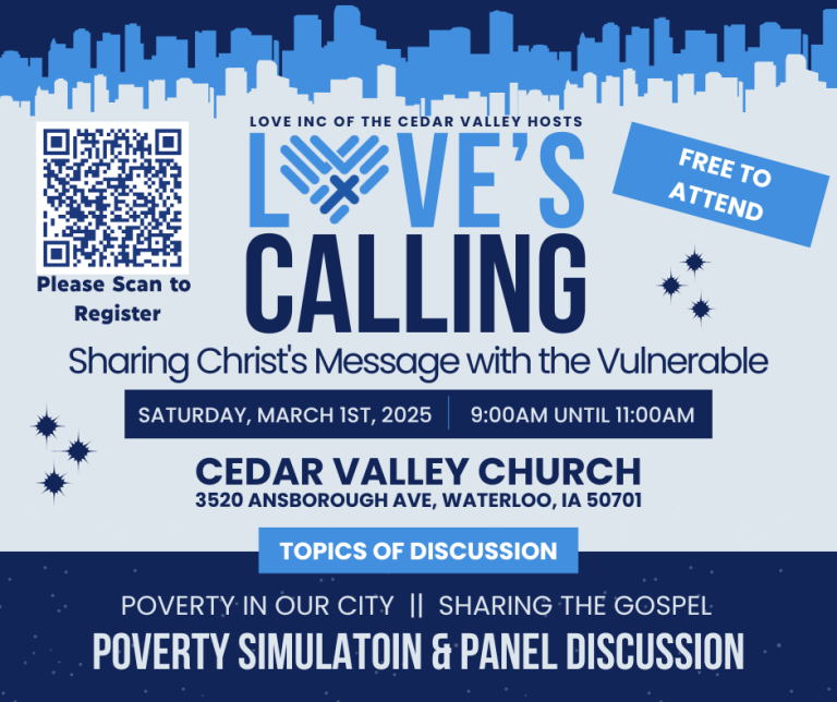 Events | Love Inc. Cedar Valley